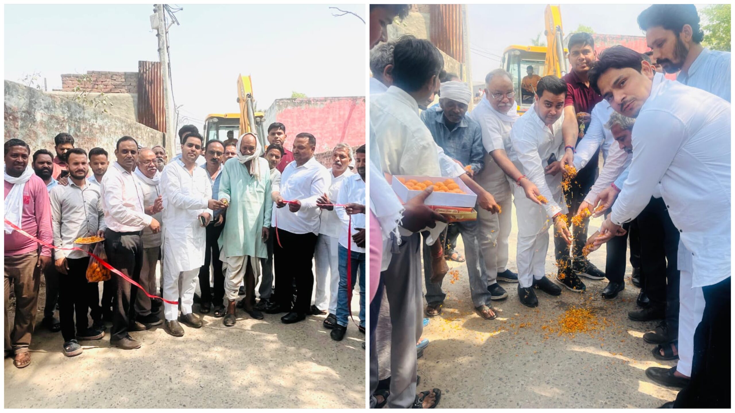 दनकौर नगर पंचायत चेयरमैन प्रतिनिधि दीपक सिंह ने बड़ा मोहल्ला वाल्मीकि ...